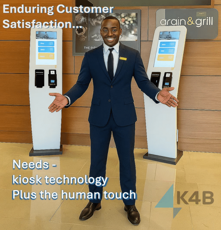 Enduring Customer satisfaction needs kiosk technology PLUS the human ...